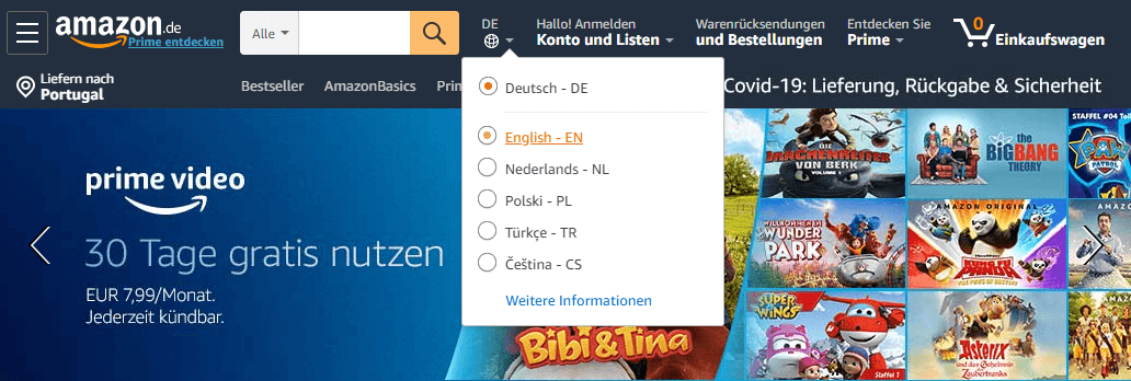 Amazon Portugal: How to Use Amazon in Portugal