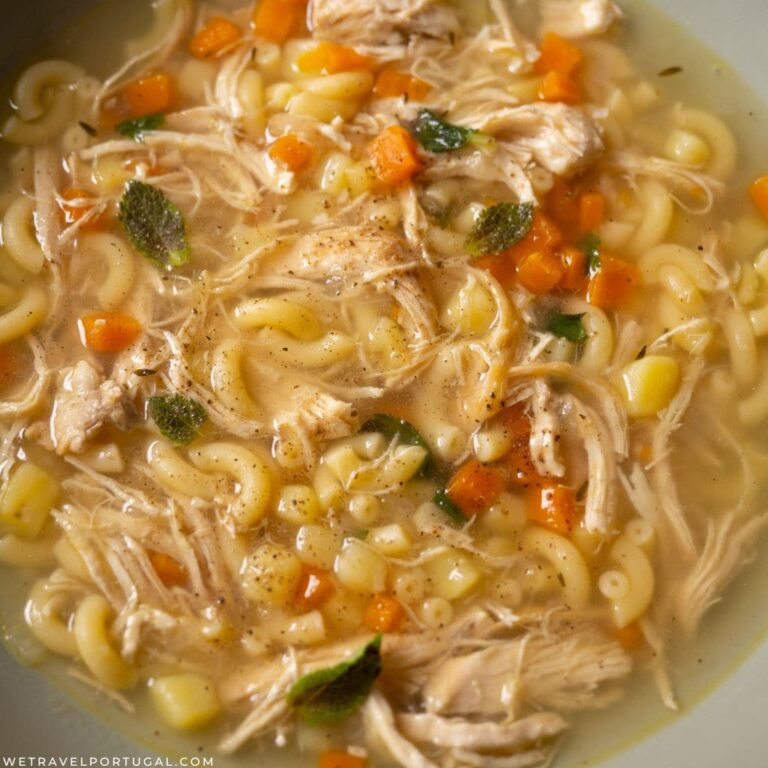 Canja de Galinha – Portuguese Chicken and Mint Soup