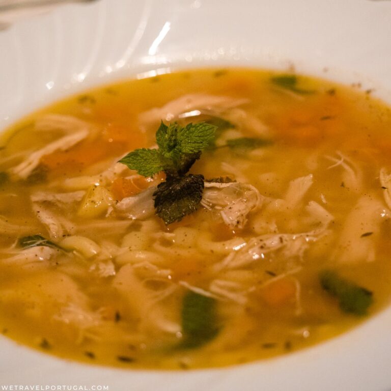 Canja de Galinha – Portuguese Chicken and Mint Soup